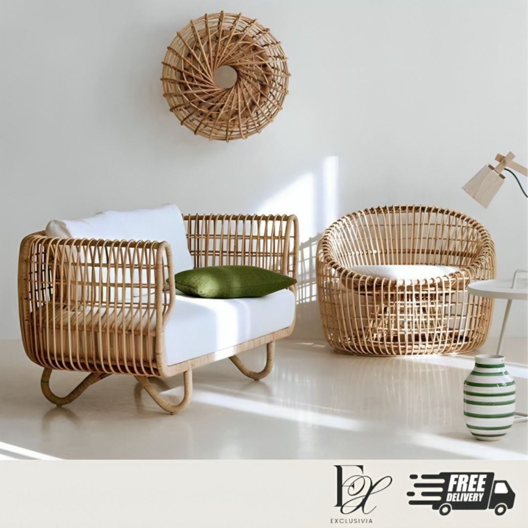 KEERIN Modern Outdoor Rattan Sofa – Exclusivia