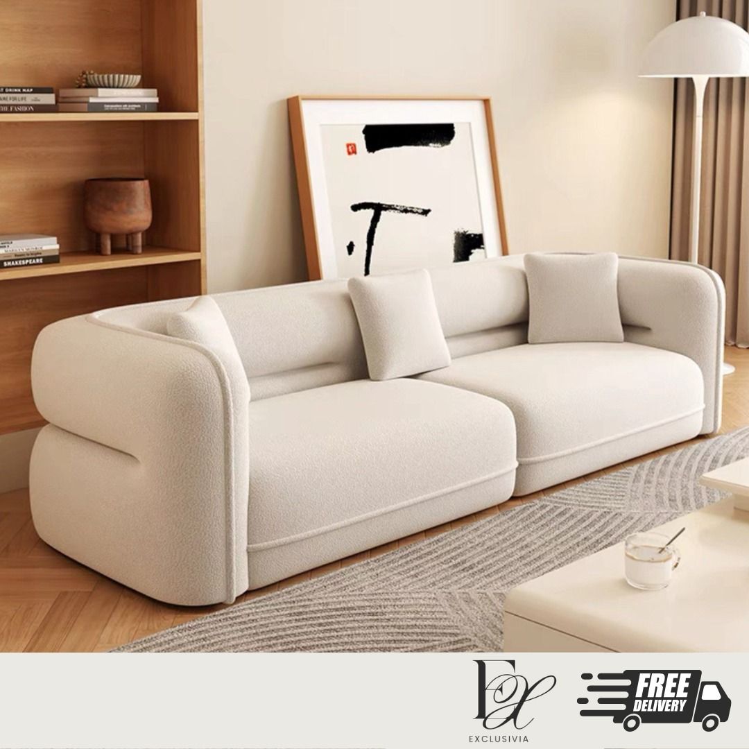 KWIAT Modern Boucle Sofa – Exclusivia