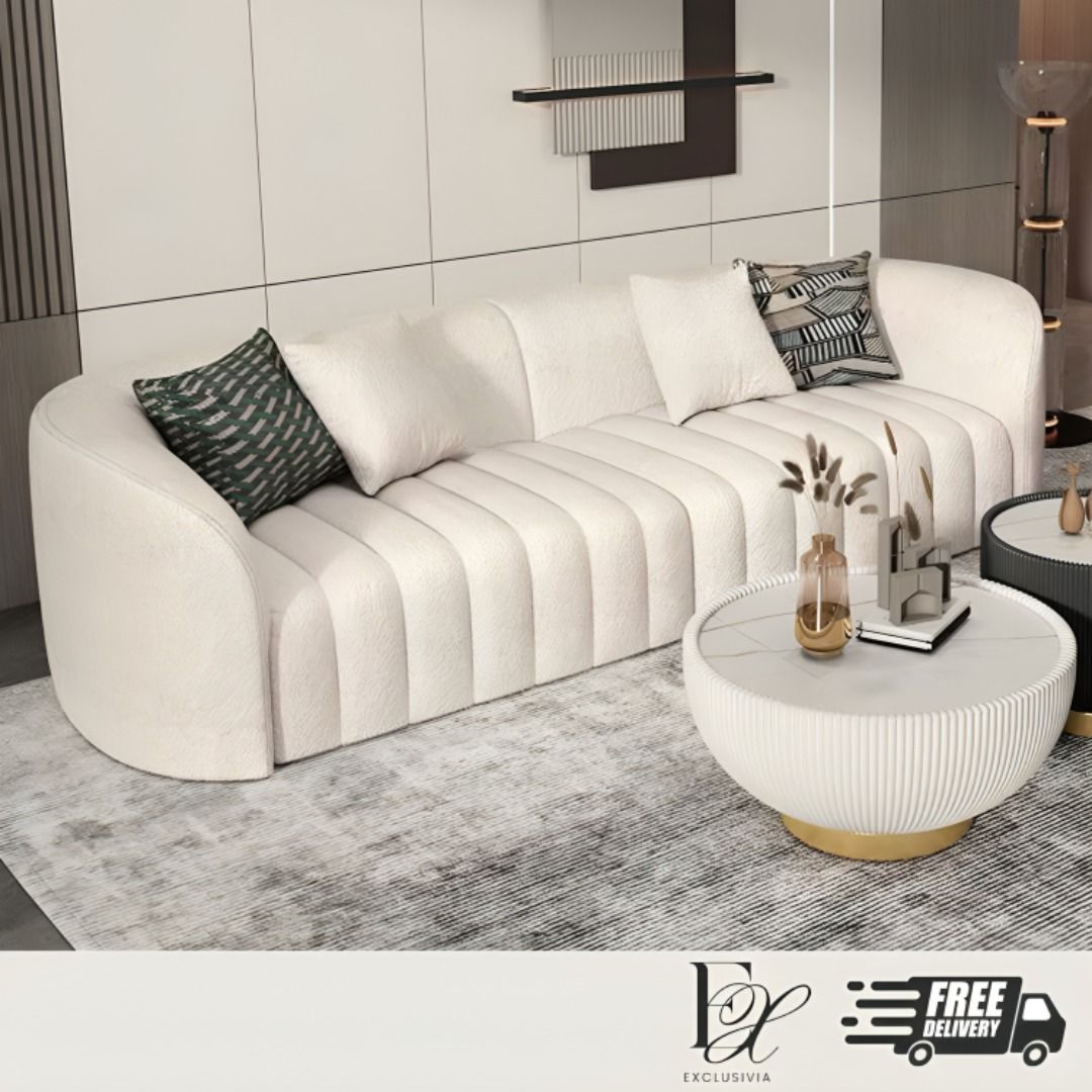 OLSEN Modern Boucle Sofa – Exclusivia