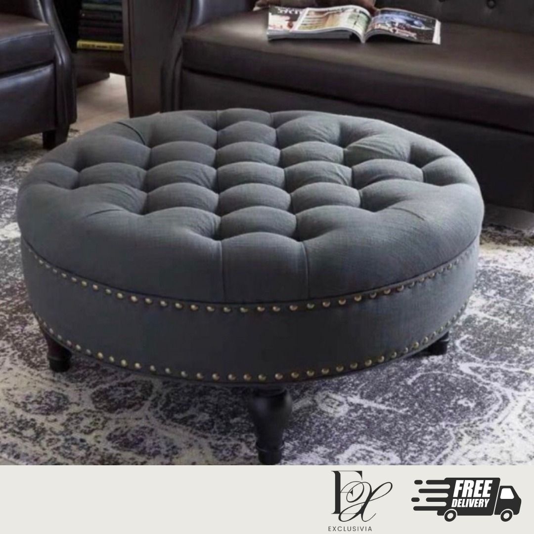 PREMIUM Round Bench Sofa Stool Seat – Exclusivia